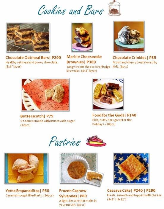 Menu at Cream n' Bake, Mandaue City, Ground Floor