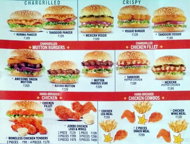 Menu at Carl's Jr., Gurugram, 3rd Floor