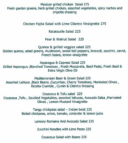 Menu at The Leafy Lemon, Noida