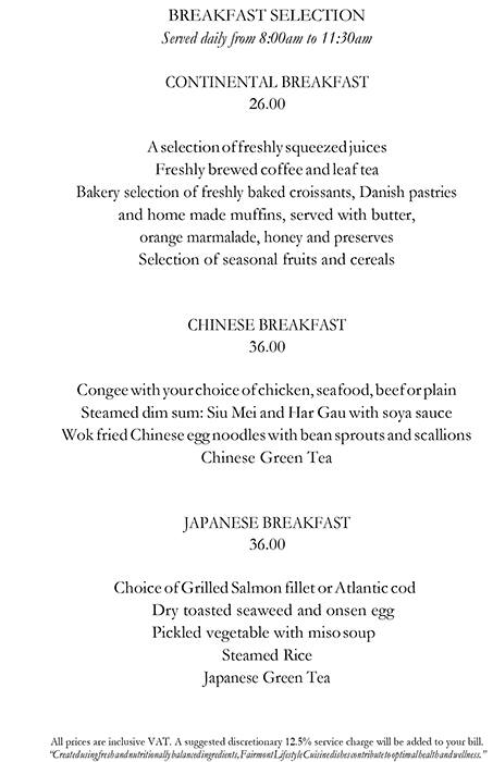 Menu at Afternoon Tea at The Savoy - Thames Foyer restaurant, London ...