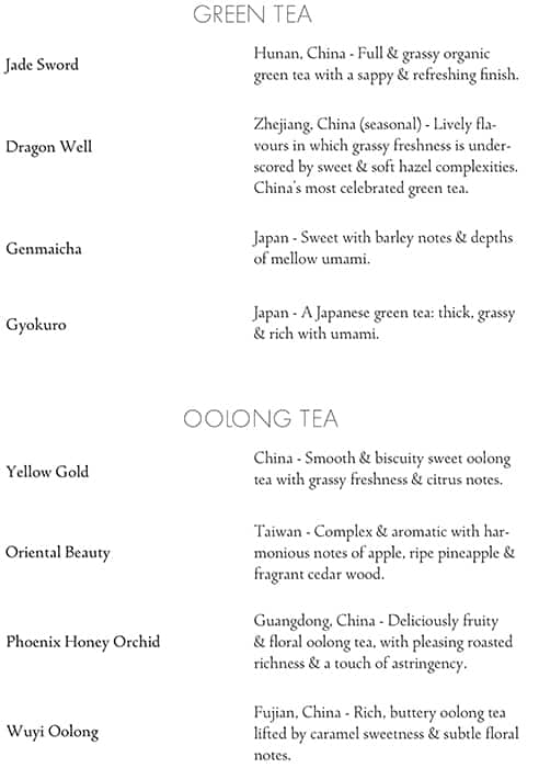 Menu at Afternoon Tea at The Savoy - Thames Foyer restaurant, London ...