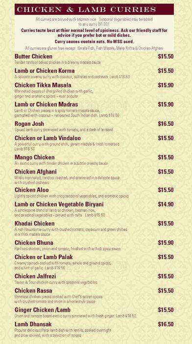 Tandoori Palace, Papanui, Christchurch - Menumania/Zomato