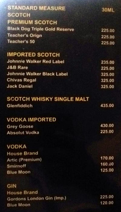 Menu at O2 Multicuisine Restaurant & o2_the_oxygen_Lounge, New Delhi ...