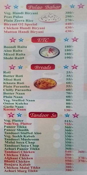 Menu at O2 Multicuisine Restaurant & o2_the_oxygen_Lounge, New Delhi ...