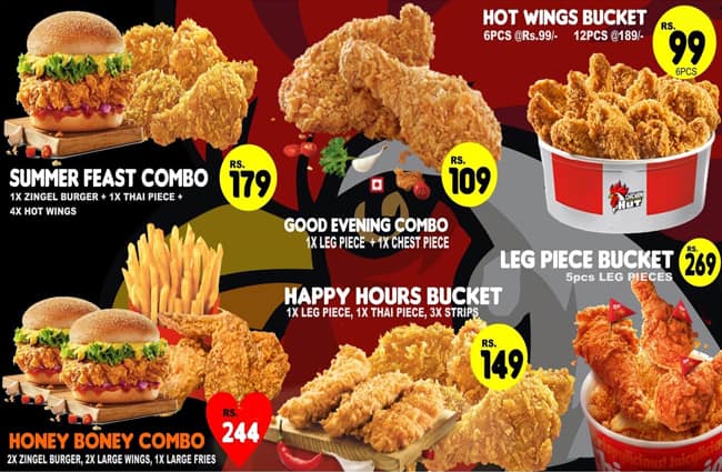 Menu at The Chicken Hut, Howrah