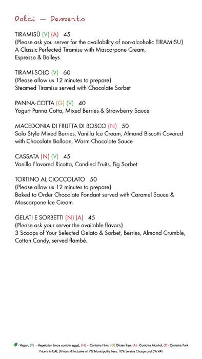 Menu at Solo Dubai fast food, Dubai, Wafi City