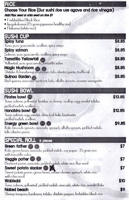 Sushi Gohan Menu, Menu for Sushi Gohan, Midtown, New York City ...