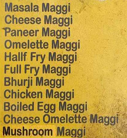 Menu of Reddy Anna Maggie Point, Koregaon Park, Pune