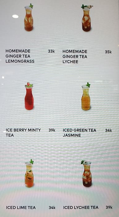 Menu at Tamani Kafe restaurant, Bekasi Regency