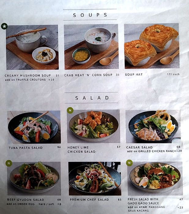 Menu at Tamani Kafe restaurant, Bekasi Regency