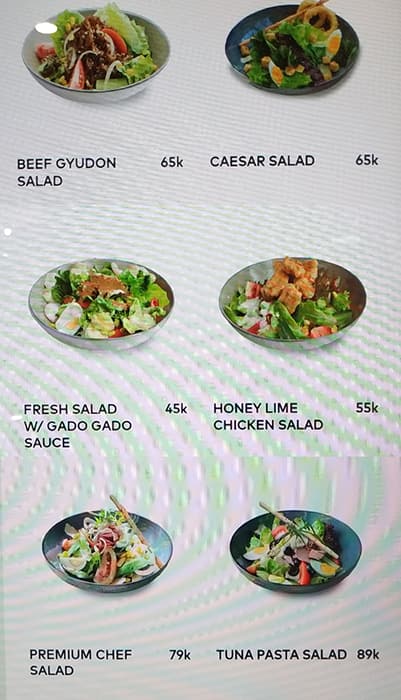 Menu at Tamani Kafe restaurant, Bekasi Regency