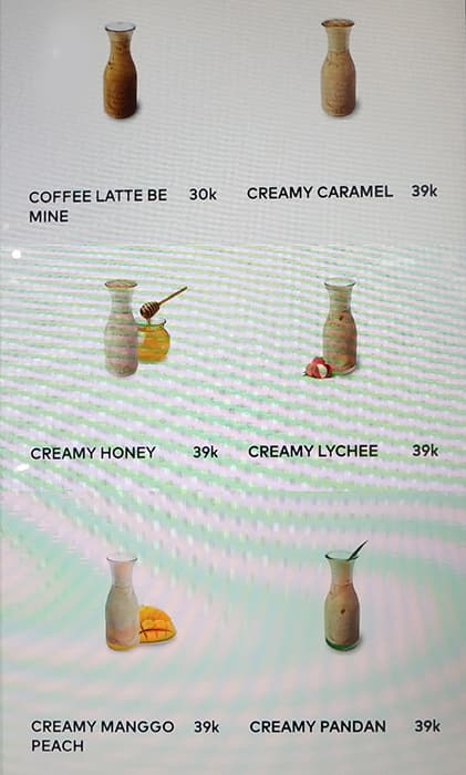 Menu at Tamani Kafe restaurant, Bekasi Regency