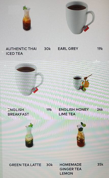 Menu at Tamani Kafe restaurant, Bekasi Regency