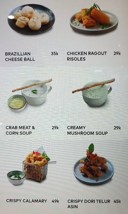 Menu at Tamani Kafe cafe, Jakarta, Mall Artha Gading Lt.1 Blok B1-7