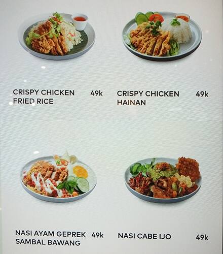 Menu at Tamani Kafe restaurant, Bekasi Regency
