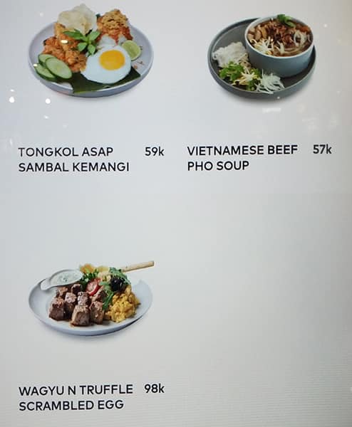 Menu at Tamani Kafe restaurant, Bekasi Regency
