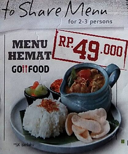 Menu at Tamani Kafe cafe, Jakarta, Mall Artha Gading Lt.1 Blok B1-7