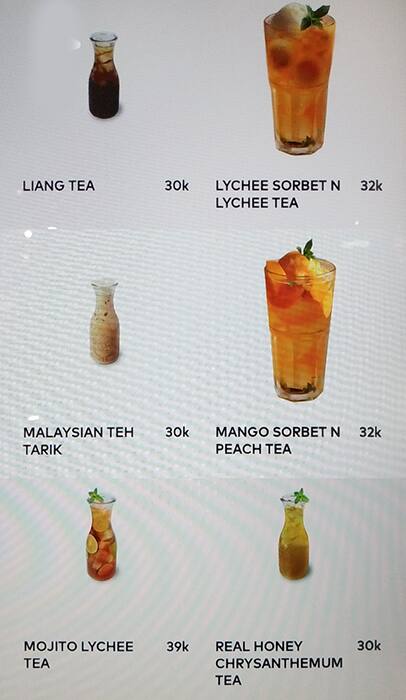 Menu at Tamani Kafe restaurant, Bekasi Regency