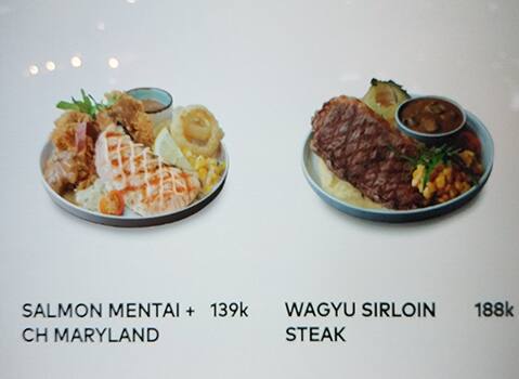 Menu at Tamani Kafe restaurant, Bekasi Regency