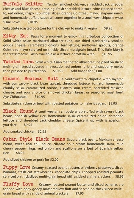 Menu at Yellow Dog Eats BBQ, Gotha, Hempel Ave