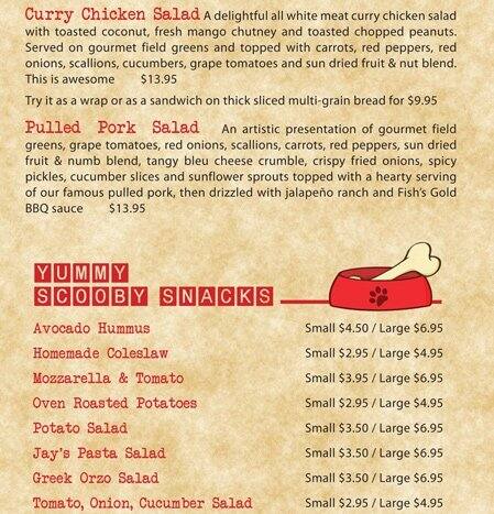 Menu at Yellow Dog Eats BBQ, Gotha, Hempel Ave