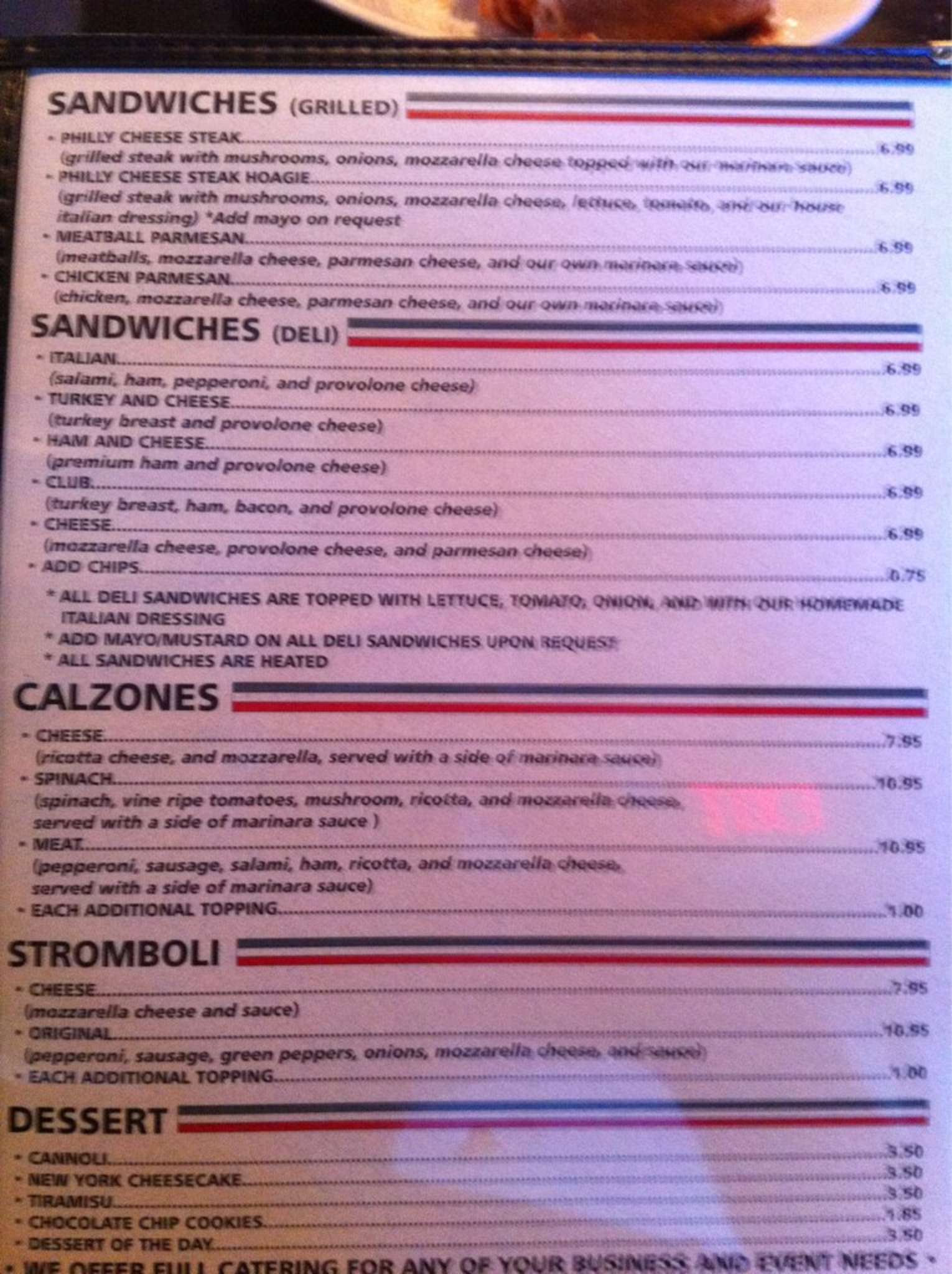 Menu at Italy's Finest Pizzeria, Pensacola, N Davis Hwy Ste A