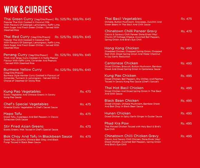 Menu at Enoki - Fresh Asian Kitchen, Chandigarh