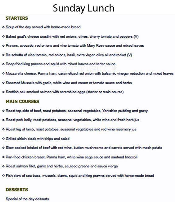 Menu at Cafe Medi restaurant, Orpington