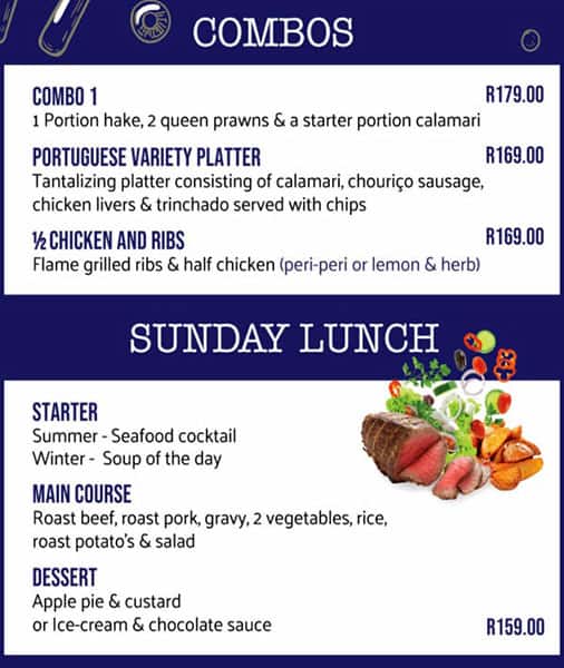 Speisekarte von Rock Cod Country Restaurant, Randburg