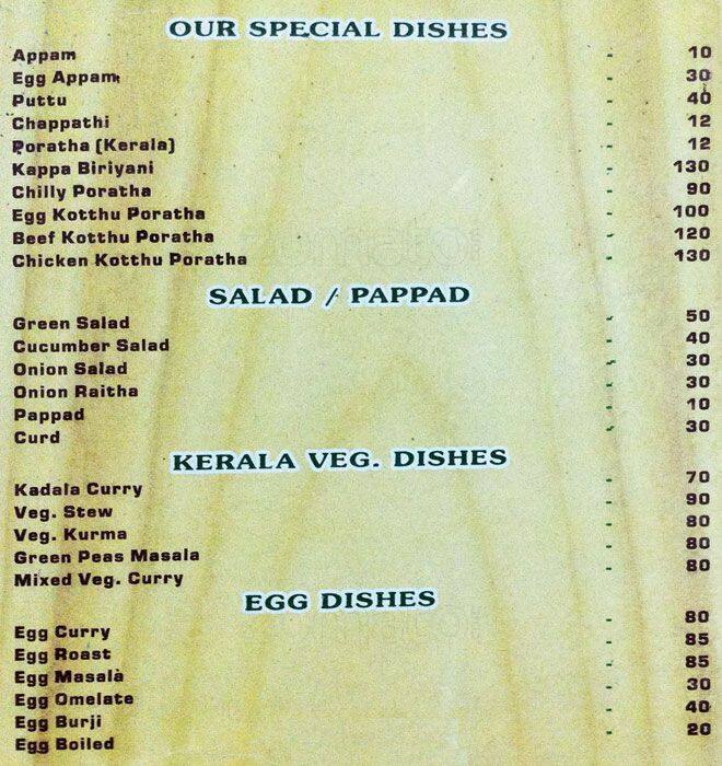 Kuttanad Restaurant, Adyar, Chennai - Zomato