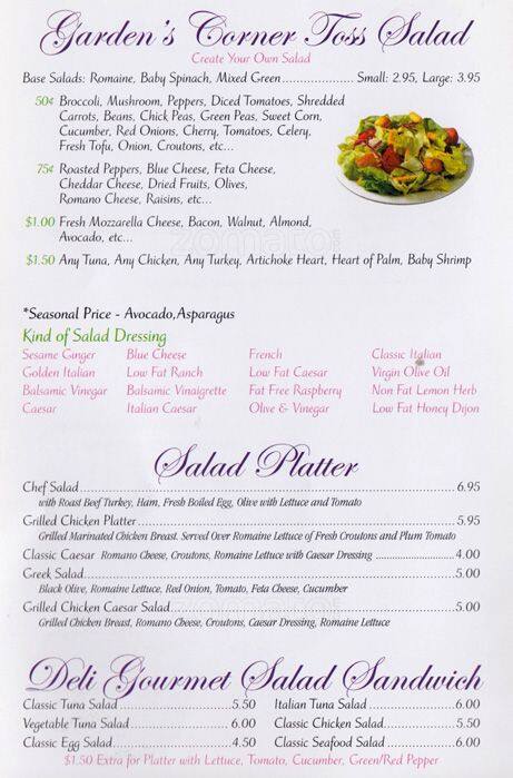 Menu at Civic Center Cafe, New York City
