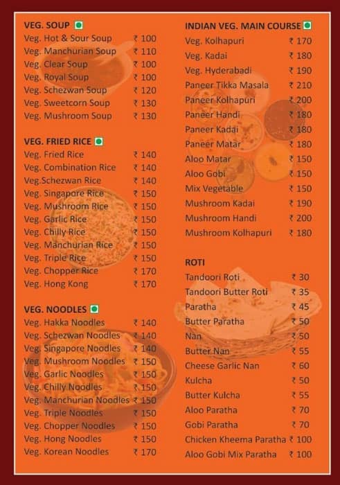 Menu of The Hungry Stomach, Chembur, Mumbai