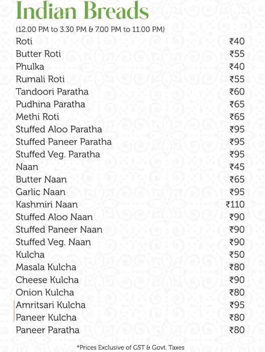 Menu at Aachi Namma Kitchen- Anna Nagar, Chennai