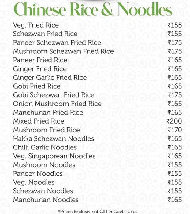 Menu at Aachi Namma Kitchen- Anna Nagar, Chennai