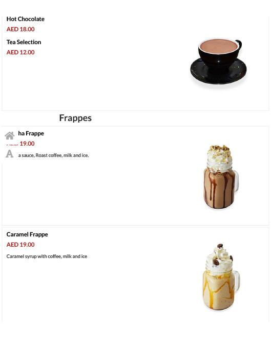 Menu at French Bakery, Dubai, Dubai-Al Ain Road