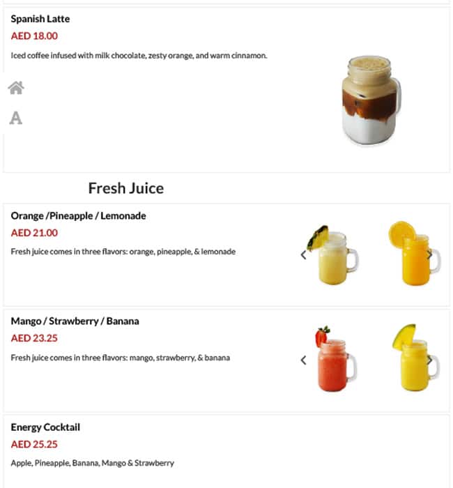 Menu at French Bakery, Dubai, Dubai-Al Ain Road