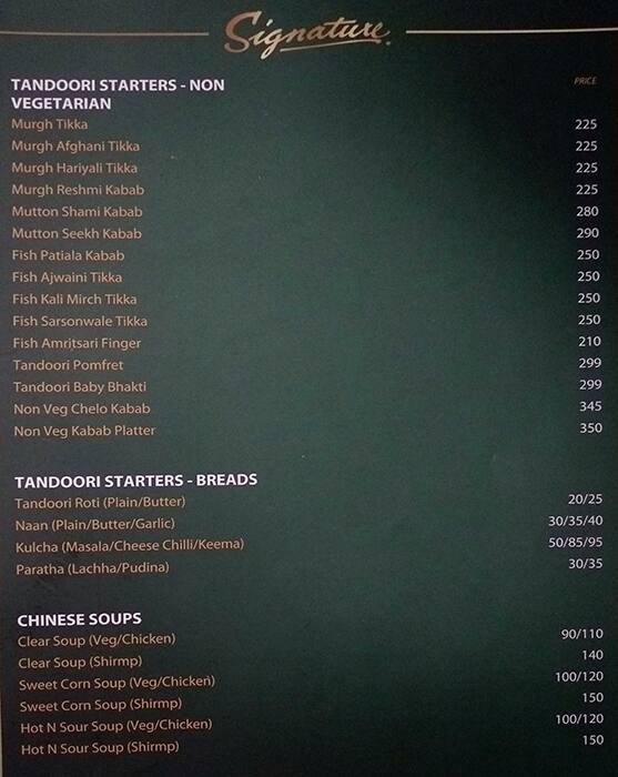 Menu at Broadway Bar & Restaurant, Kolkata