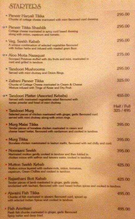 Menu at Shaolin, Chandigarh, Ground Floor Madhya Marg
