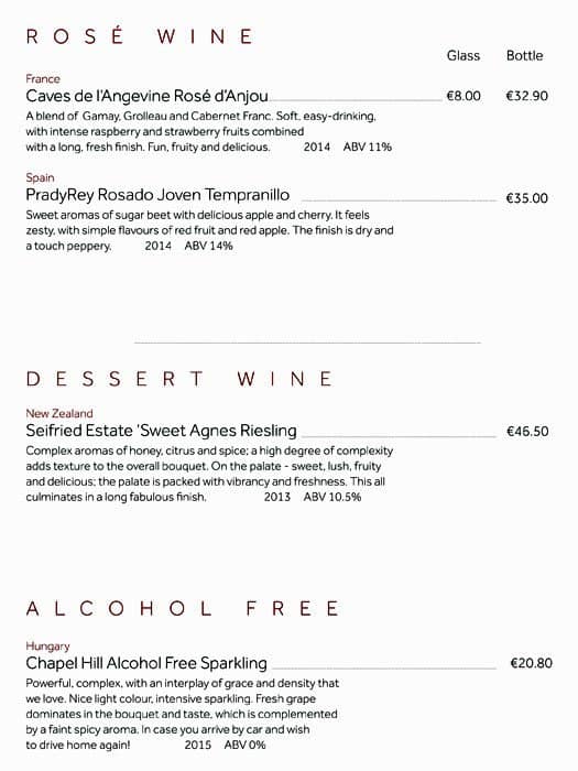 Menu at Clayton Hotel Leopardstown pub & bar, Dublin, Clayton Hotel ...