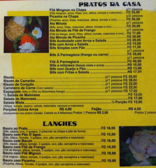 Du Magu a Porto Alegre: Foto del Menu con Prezzi - Zomato Brasile