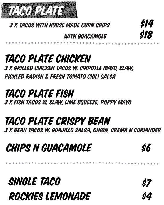 Mexican Food Truck Menu Food Ideas