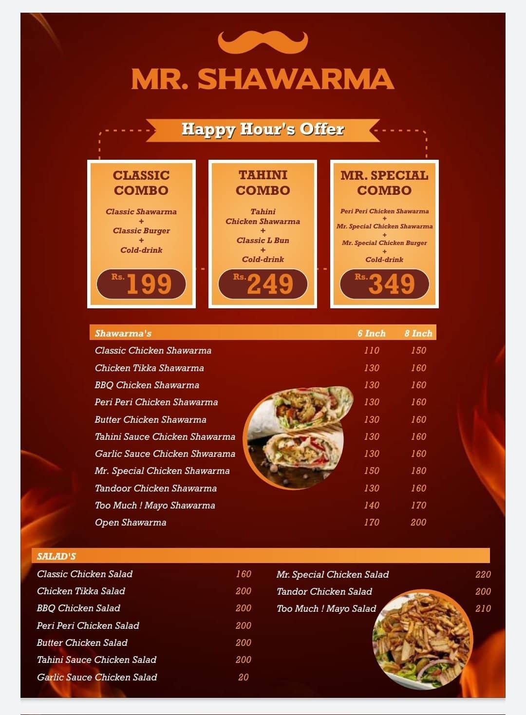 Menu of Mr.Shawarma, Mulund West, Mumbai