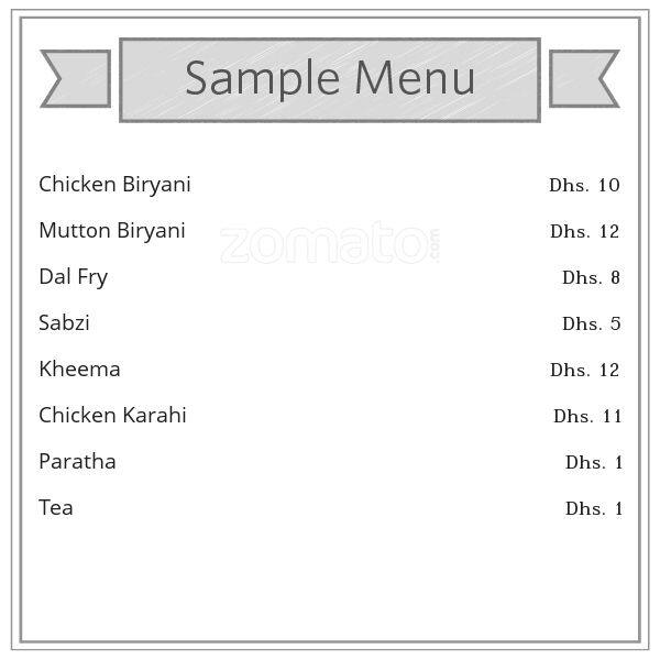 Al Safa Restaurant Menu, Menu for Al Safa Restaurant, Industrial Area ...