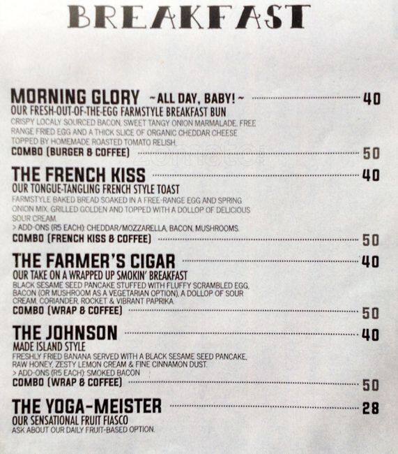 Redemption Menu, Menu for Redemption, Woodstock, Cape Town - Zomato SA