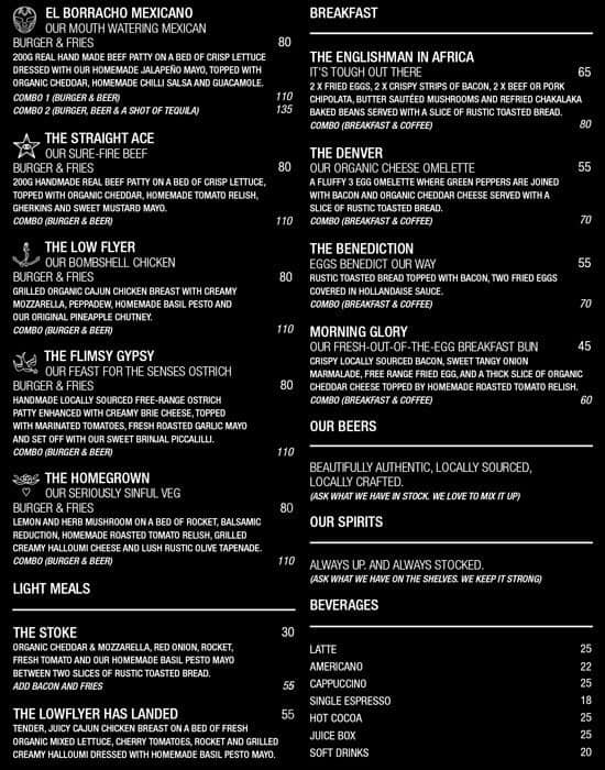 Redemption Menu, Menu untuk Redemption, Woodstock, Cape Town - Zomato SA
