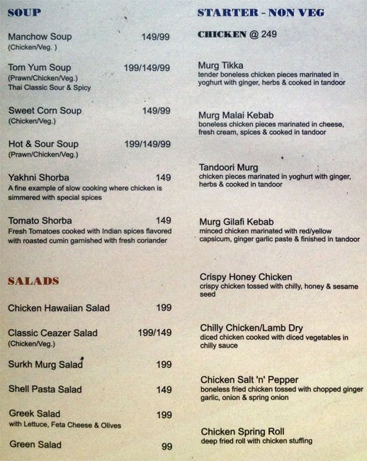 Menu at High Street Kitchen & Bar, New Delhi, 32