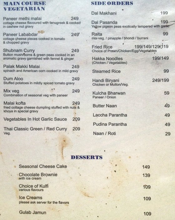 Menu at High Street Kitchen & Bar, New Delhi, 32