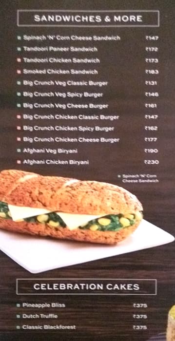 Menu at Hatti Kaapi - Lalbagh West Gate, Bengaluru, 1