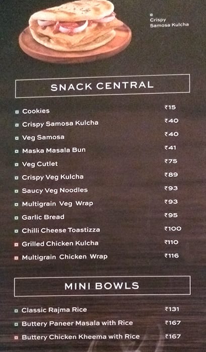 Menu at Hatti Kaapi - Lalbagh West Gate, Bengaluru, 1
