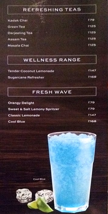 Menu at Hatti Kaapi - Lalbagh West Gate, Bengaluru, 1
